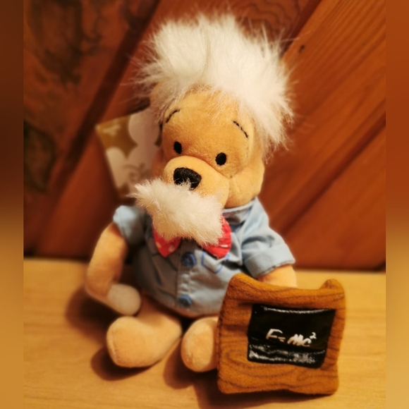 Disney | Toys | Disneys Enstein Professor Pooh Plush | Poshmark